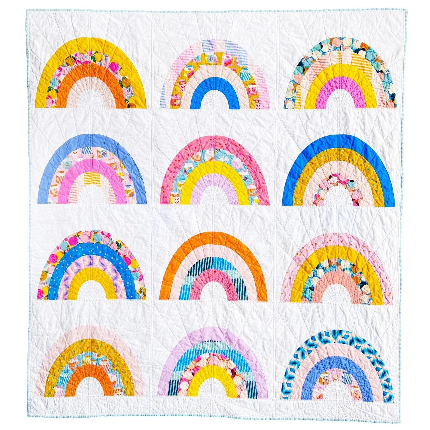 Rainbow Patchwork pattern round-up — Stitched in Color