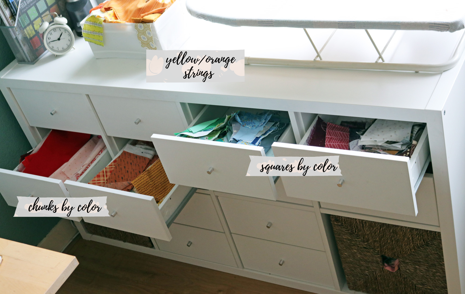 how to Sort + Organize your Fabric Scraps — Stitched in Color