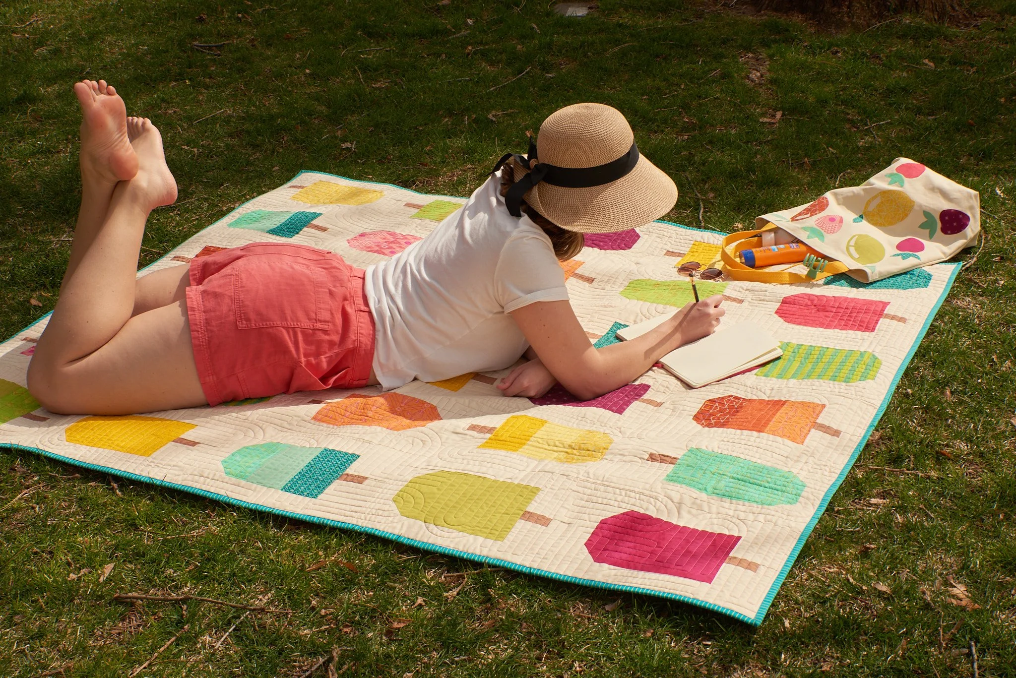 Collaboration, a finished quilt — Stitched in Color