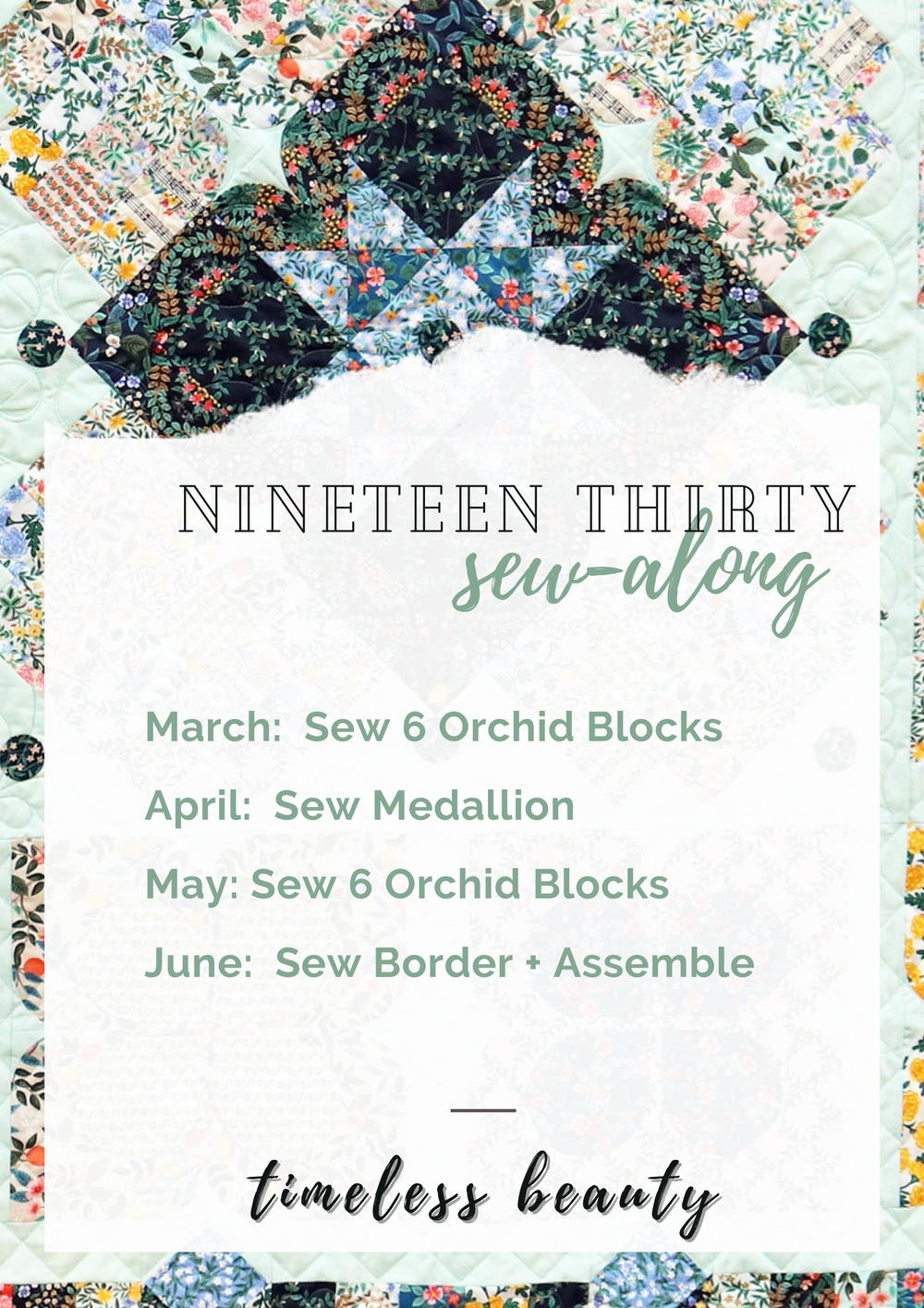 Nineteen Thirty quilt — Stitched in Color