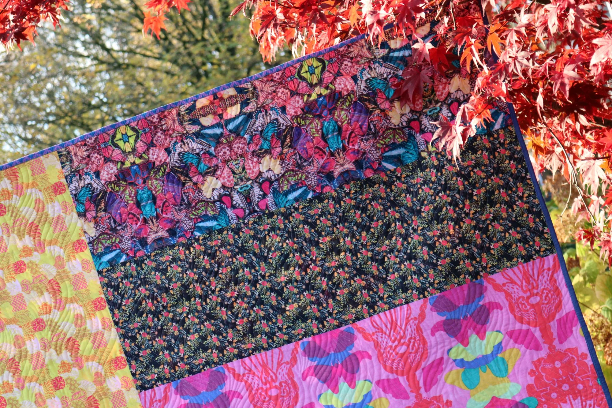 Bright + Shady Coin Quilt — Stitched in Color