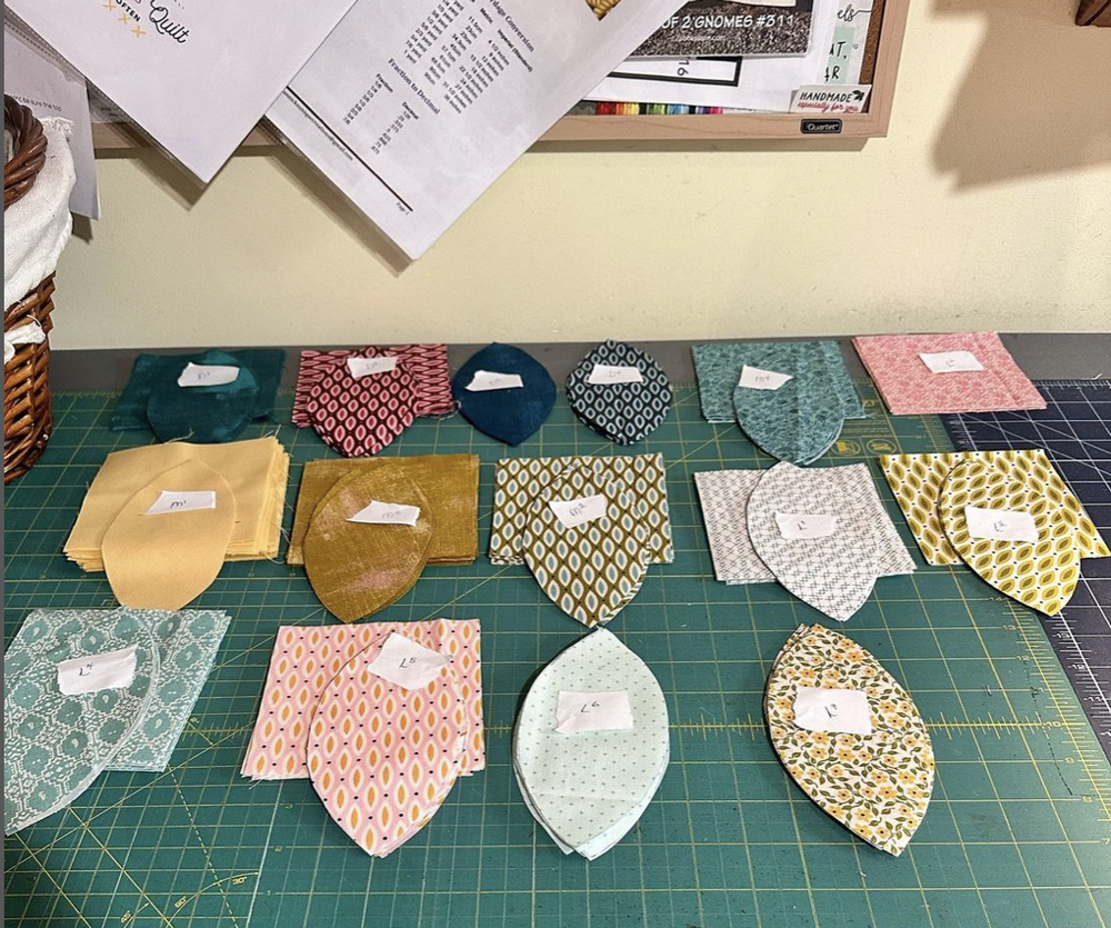 Wild Oranges: Sew Quadrant 1 — Stitched in Color