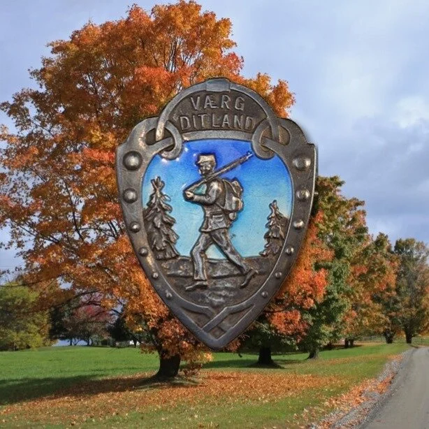 Norwegian Foot March Badge Military