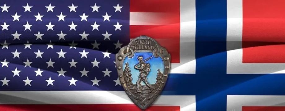 Norwegian Foot March Badge Military