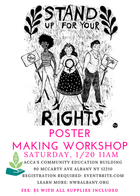 Women's March Poster Making Party — Noteworthy Resources
