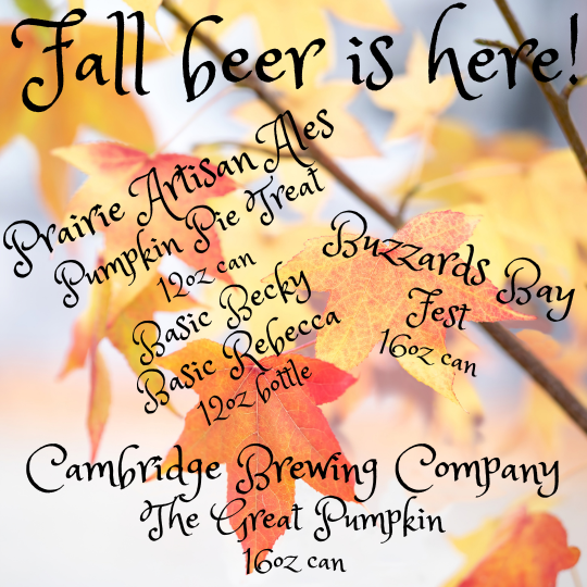 Fall, fall, fall. Beer, beer, beer. — WINE BROS
