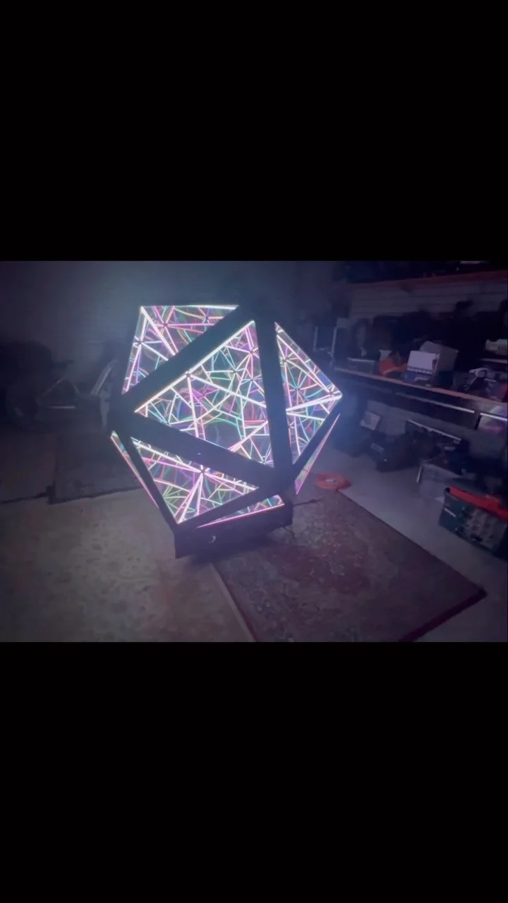 Tesseract Art Installation 2023 — Nicky Alice