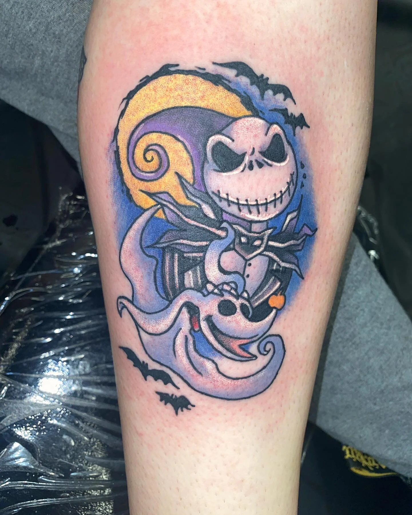 Nightmare Before Christmas Zero Tattoo