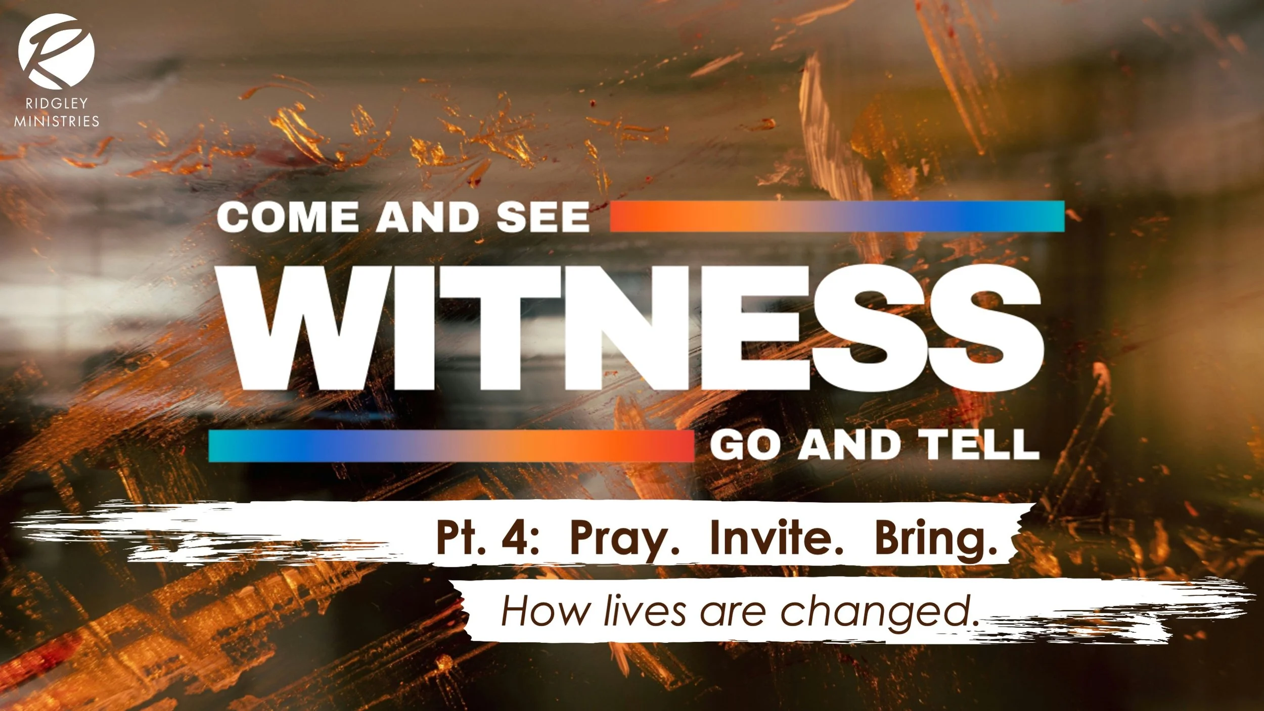 Sermon Series Archive — Ridgley Ministries