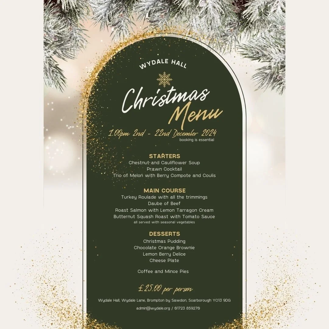 Christmas Meals — Wydale Hall