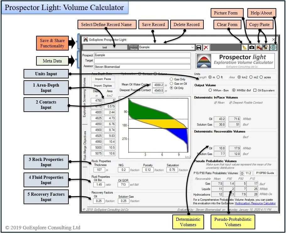 GoExplore Consulting -Free Prospect Volume Calculator