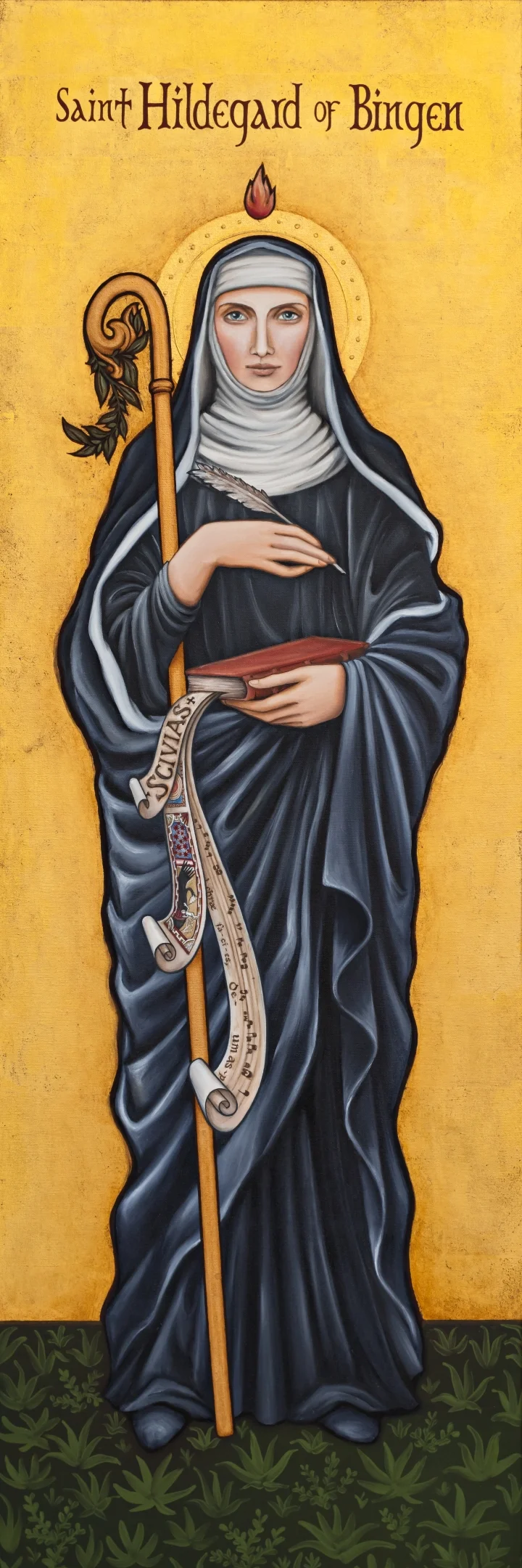 St Hildegard of Bingen - Prints on Paper — New Jerusalem Studios