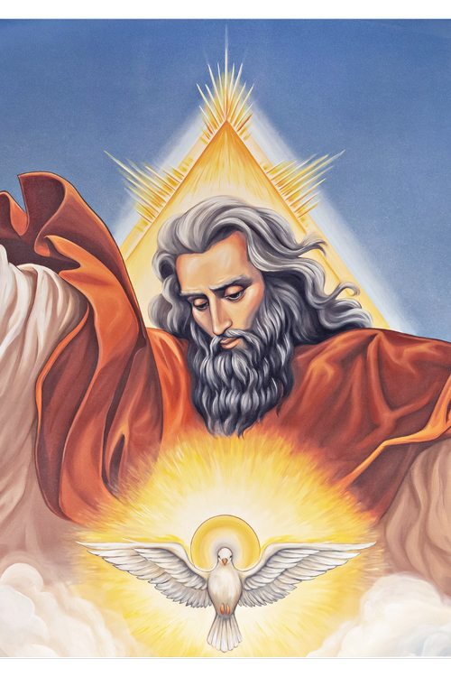 God-the-Father-and-Holy-Spirit | Original sacred art by Ruth Strickin ...