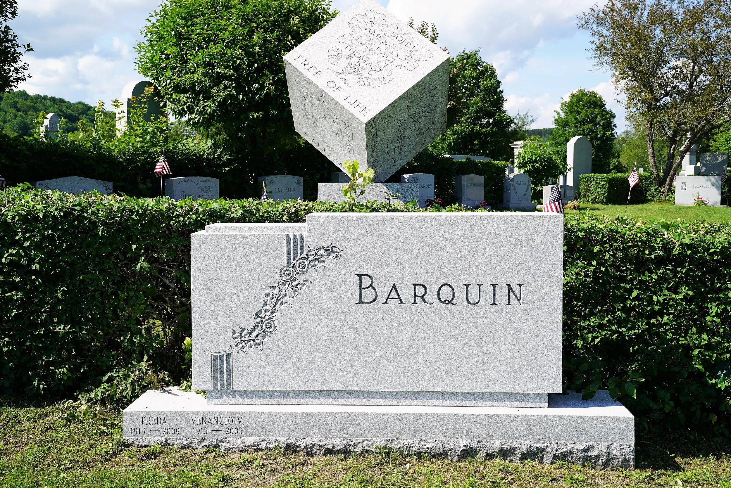 Hope Cemetery headstone designs, Barre, Vermont. Part 5: — Local Cemeteries