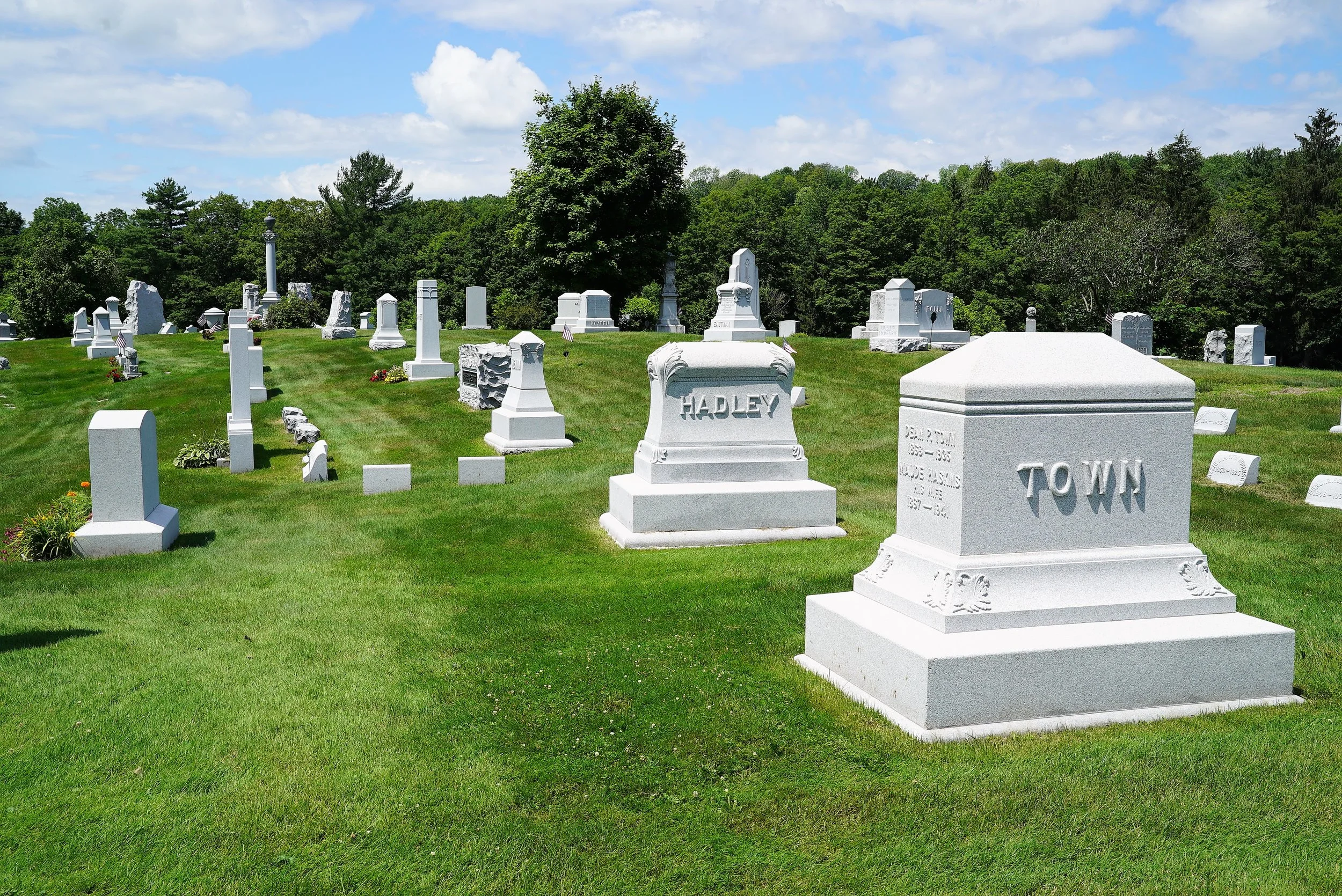 Hope Cemetery headstone designs, Barre, Vermont. Part 7: — Local Cemeteries