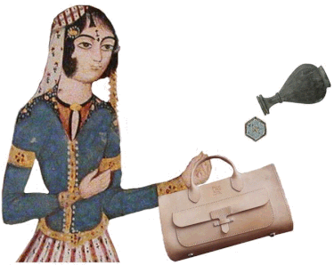 QUEEN IZDIHAR AND HER ORIGINAL BAG — Spring Finn & Co.