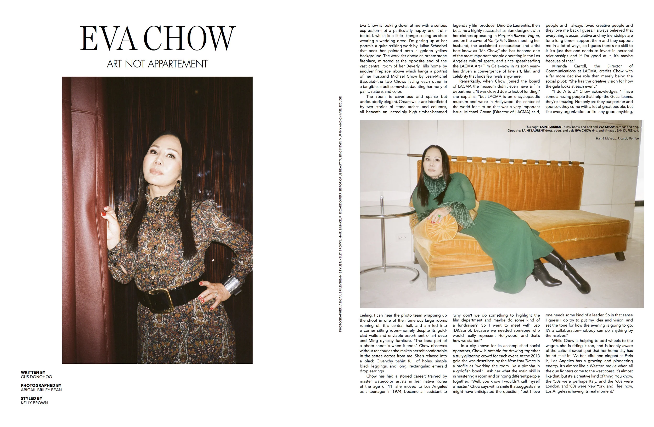 Fashion Designer Eva Chow