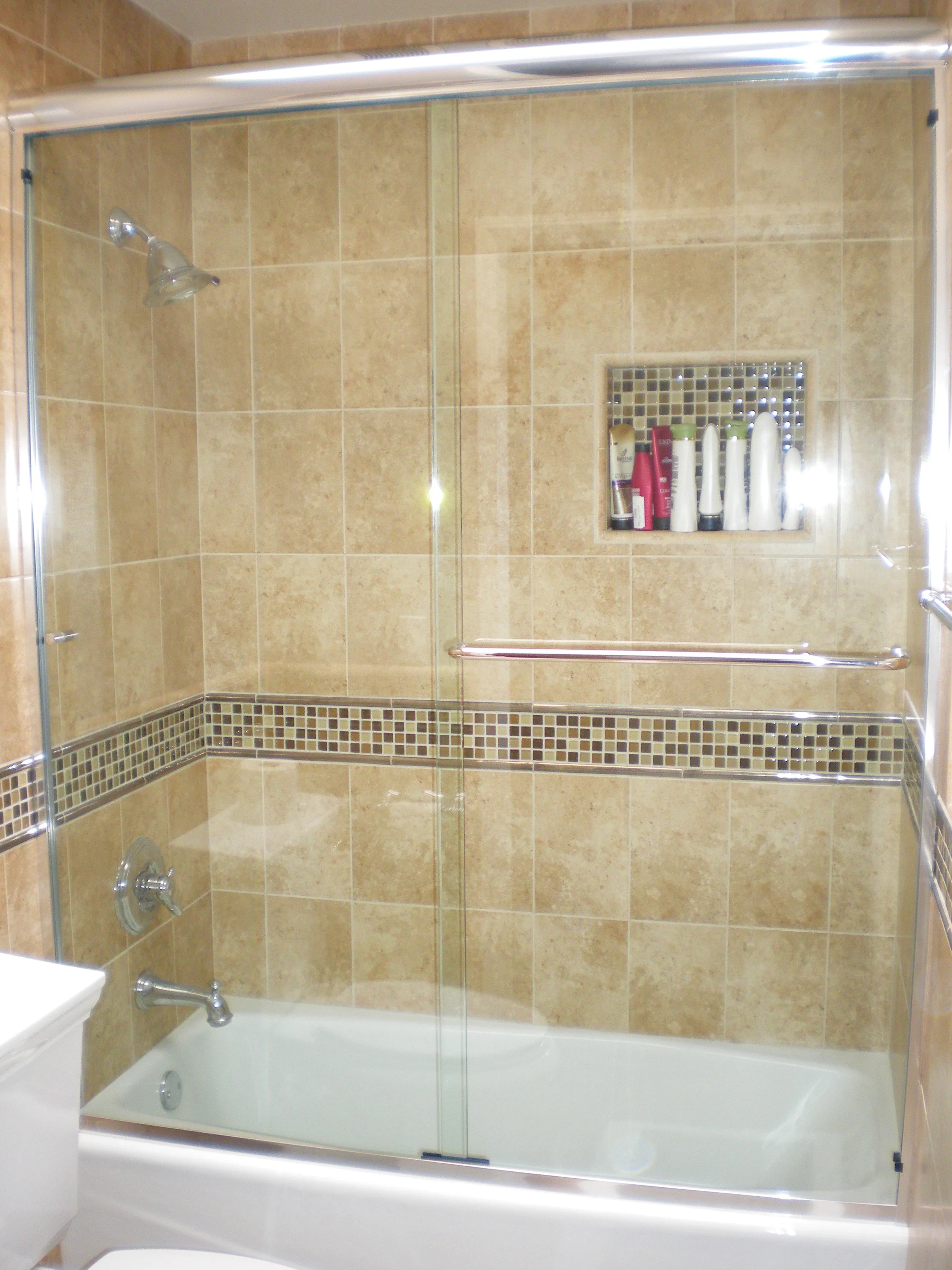 Shower Doors and Enclosures — Orange Mirror and Glass