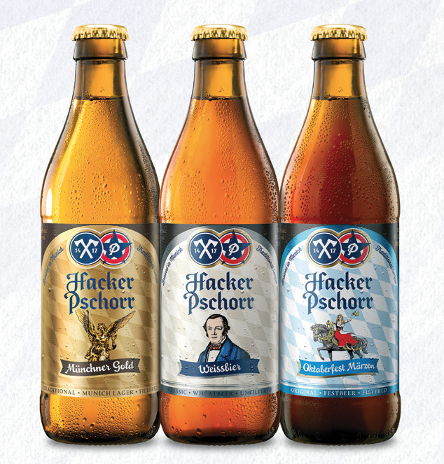 Hacker-Pschorr redesigns their packaging and label artwork. — The ...