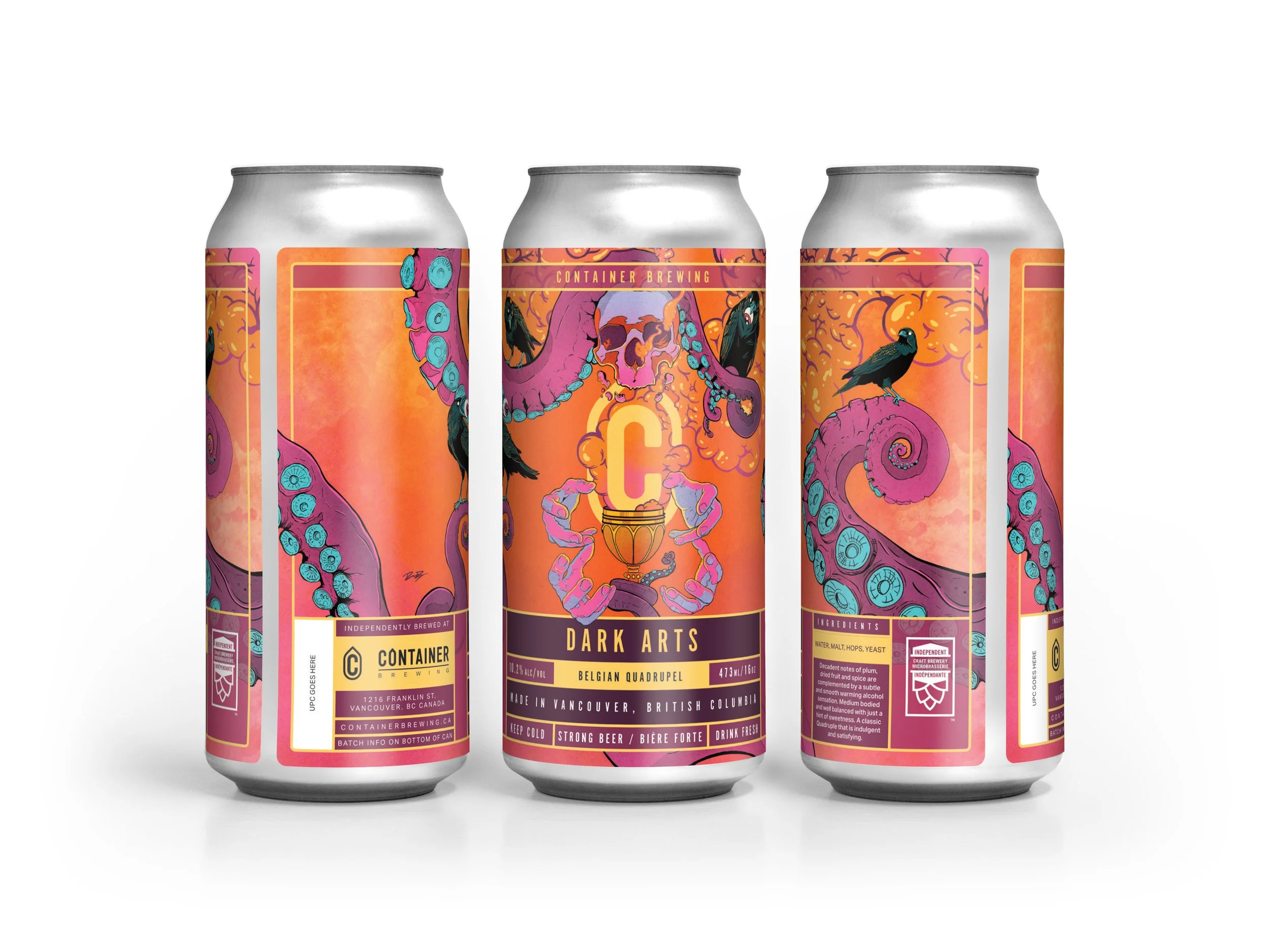 Container Dark Arts Belgian Quad — The Northwest Beer Guide