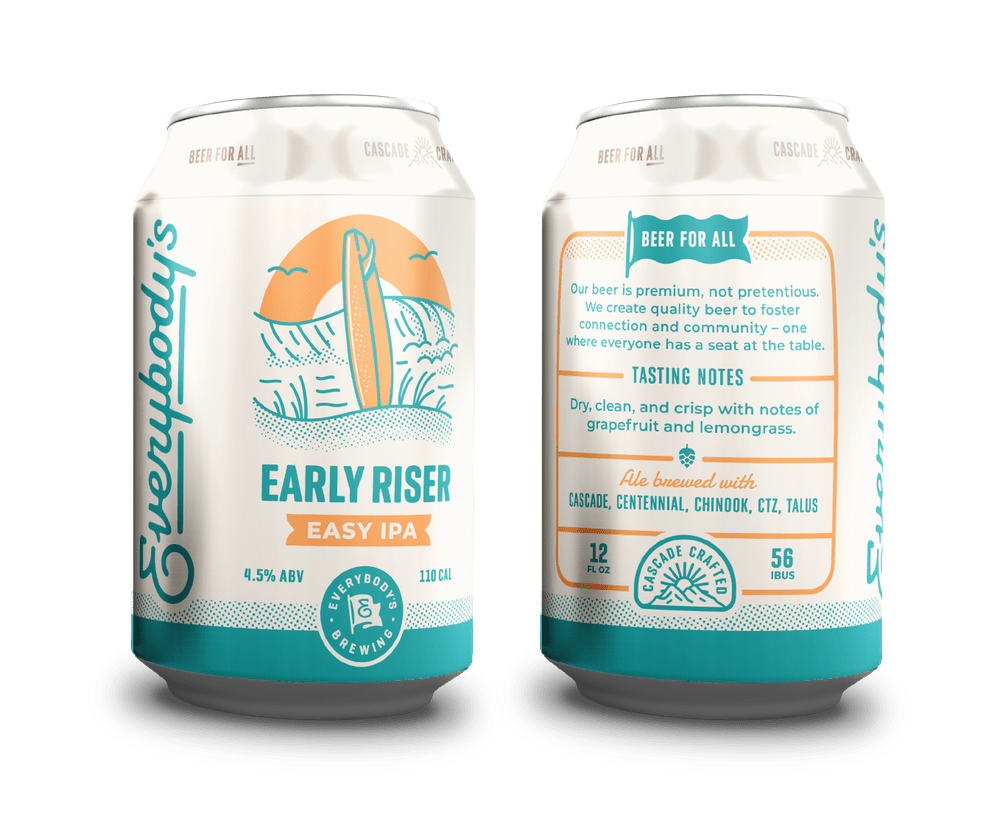 Everybody's Brewing celebrates the updates to their cans and logo with ...