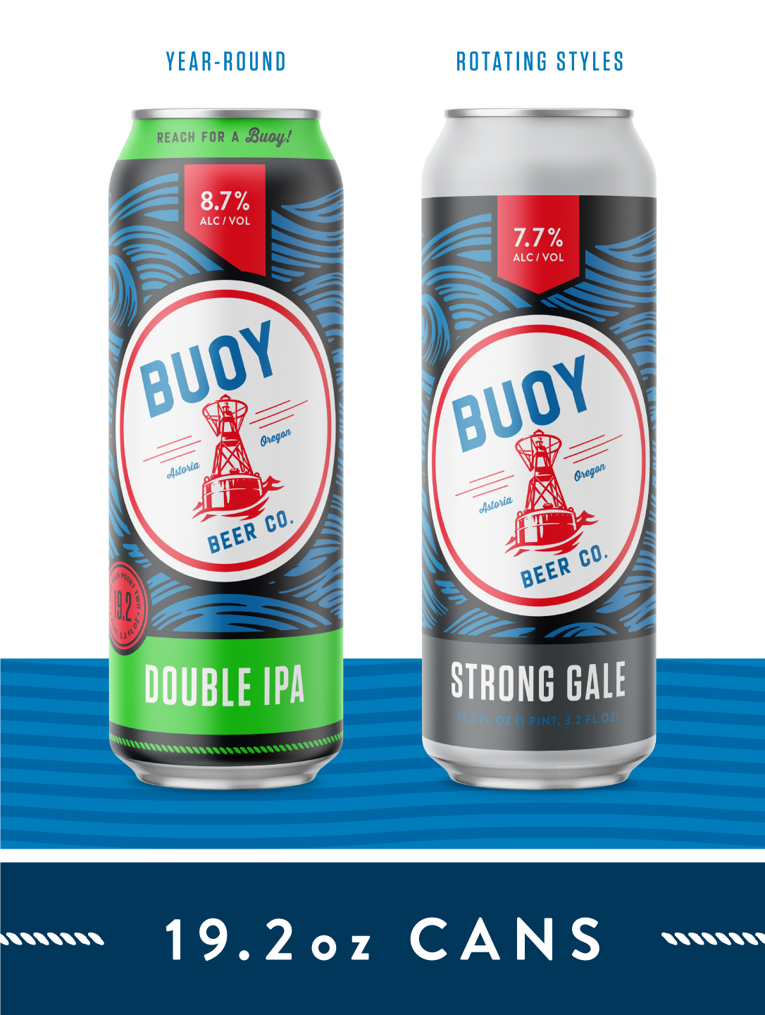 Buoy Beer changes up Year-Round, Rotating, Lager, and Tall Buoy series ...