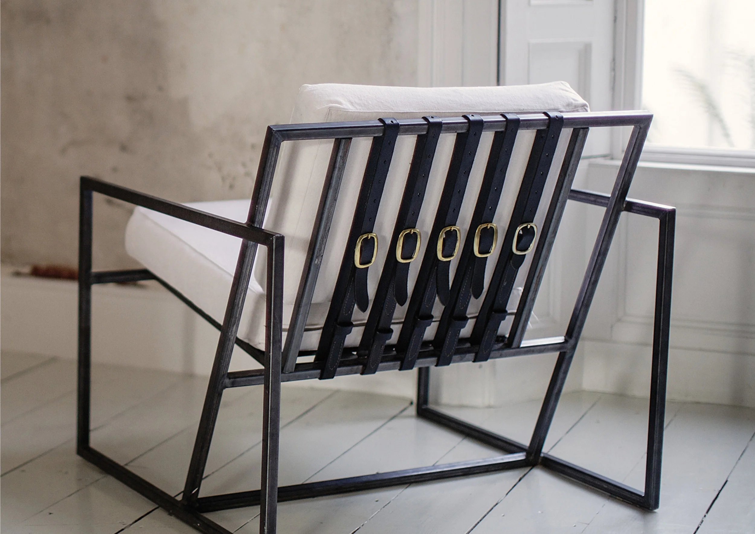Steel and Leather Chair — Elements of Action