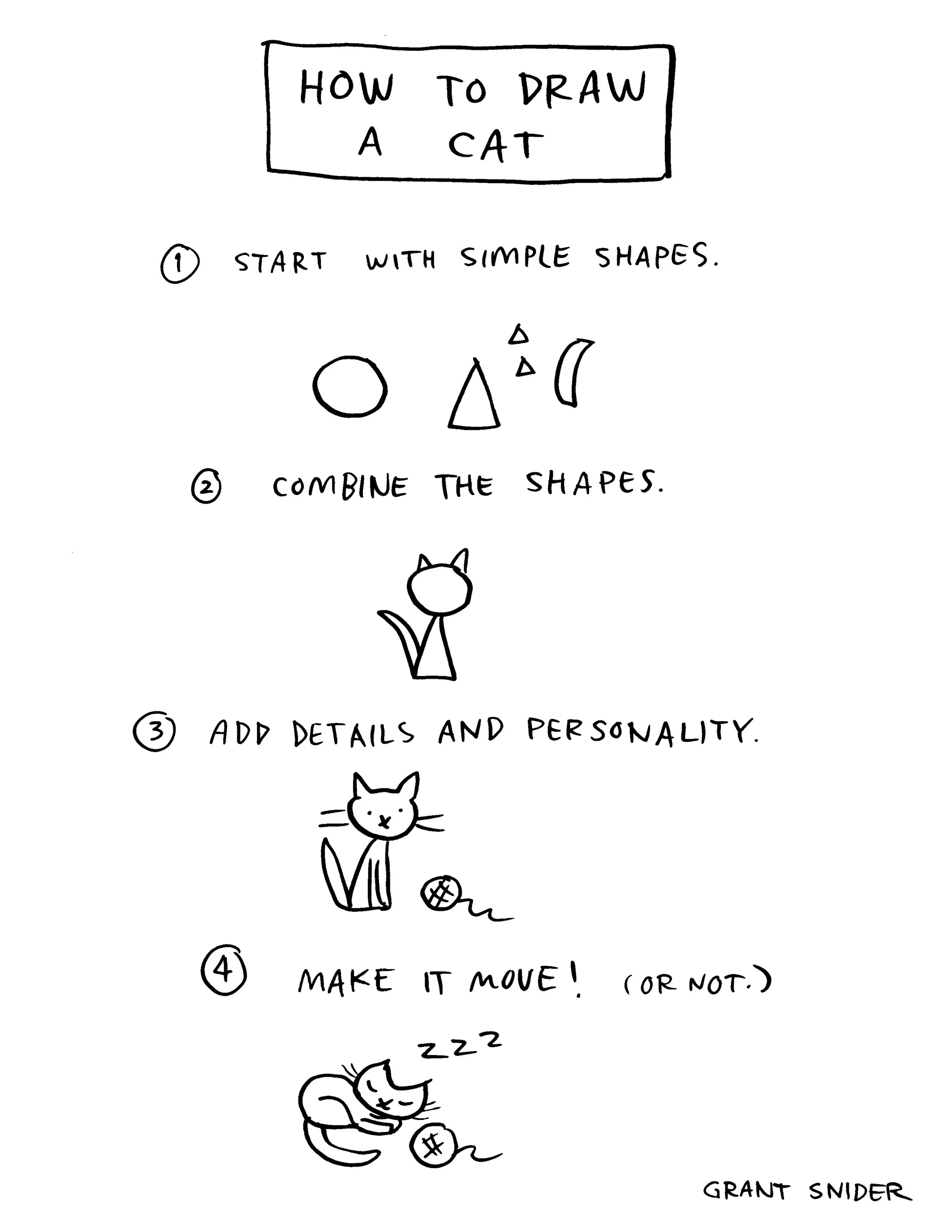 How To Draw Worksheets — Words and Pictures by Grant Snider