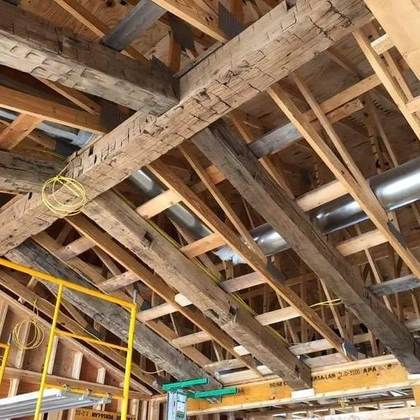 Hand Hewn Barn Beams — Divine Timber Frames