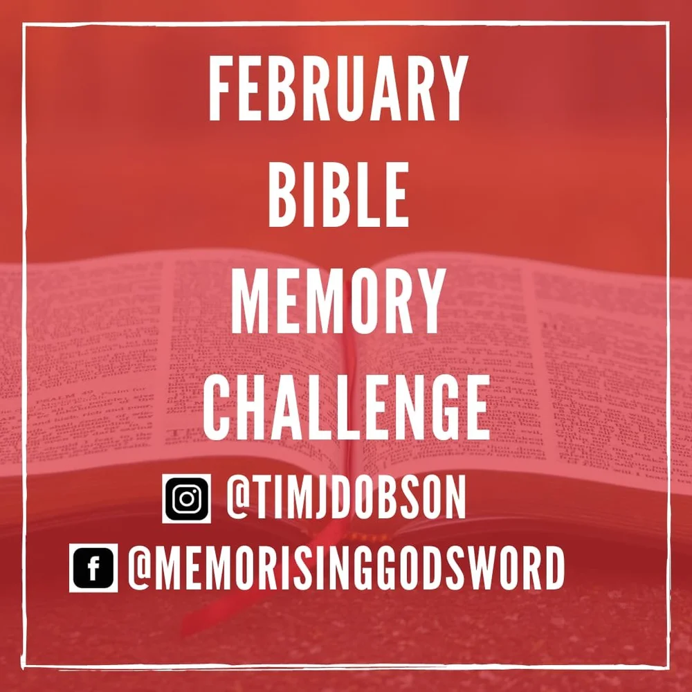 February Bible Memory Challenge — Woodlands Church