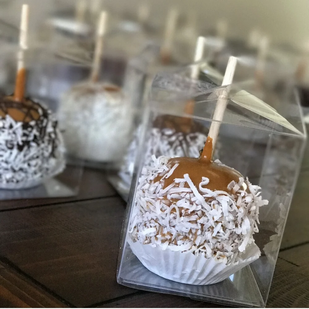 Coconut Candy Apples