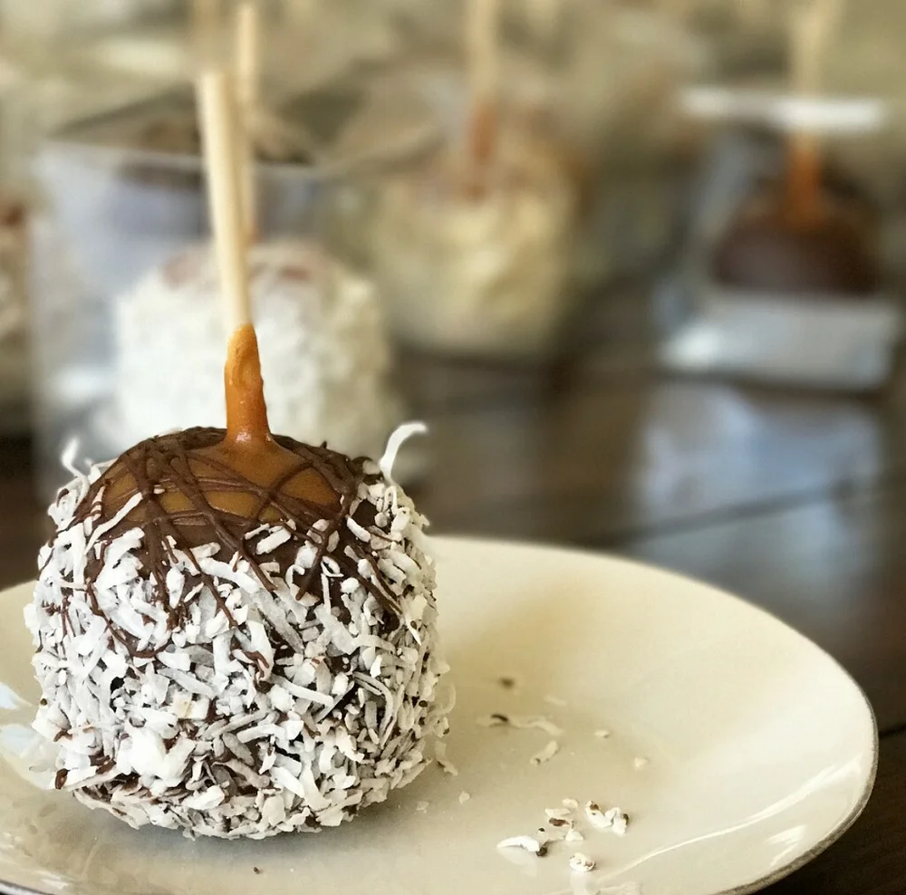 Coconut Candy Apples