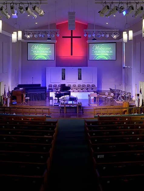 Audio visual lighting for church - jawermain