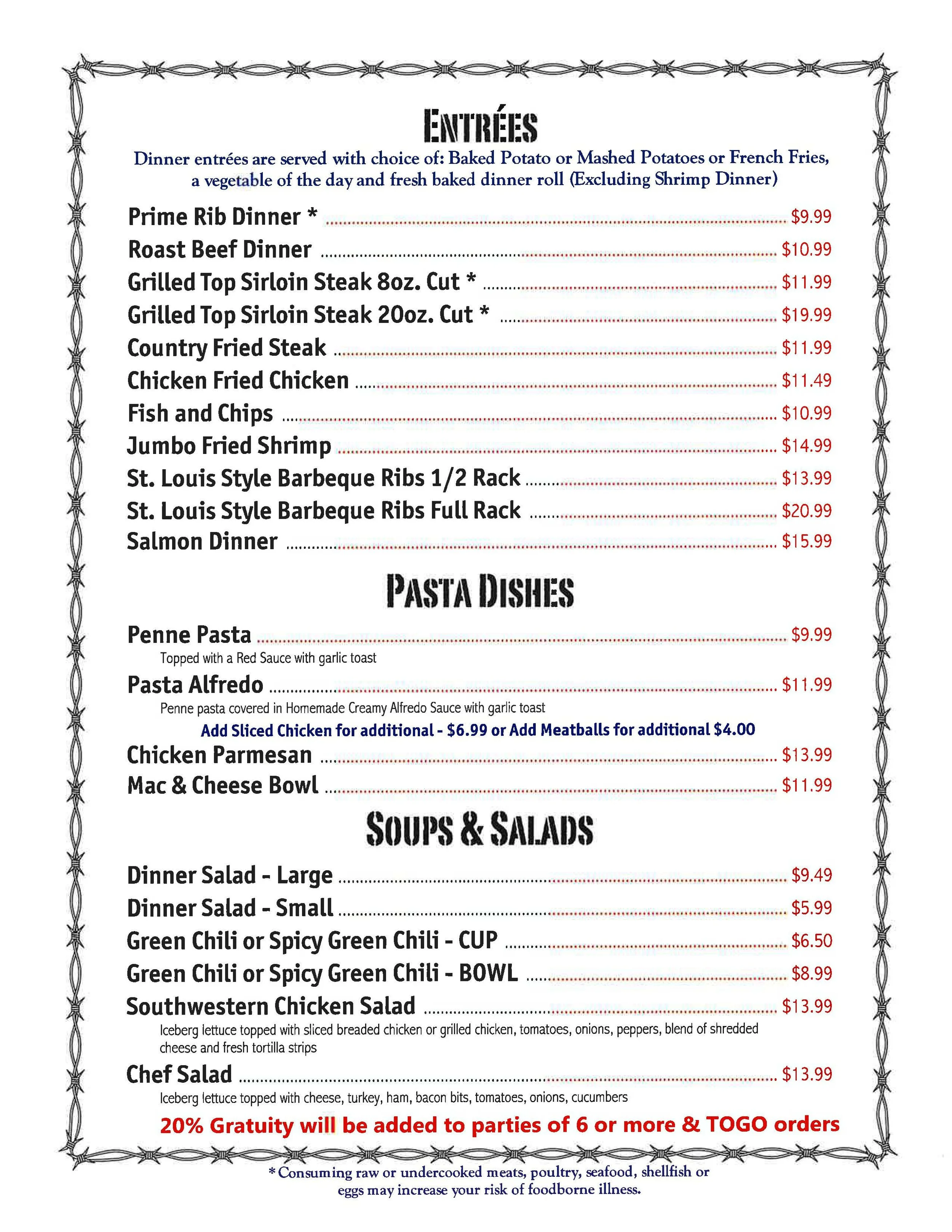 Dining — Red Dolly Casino