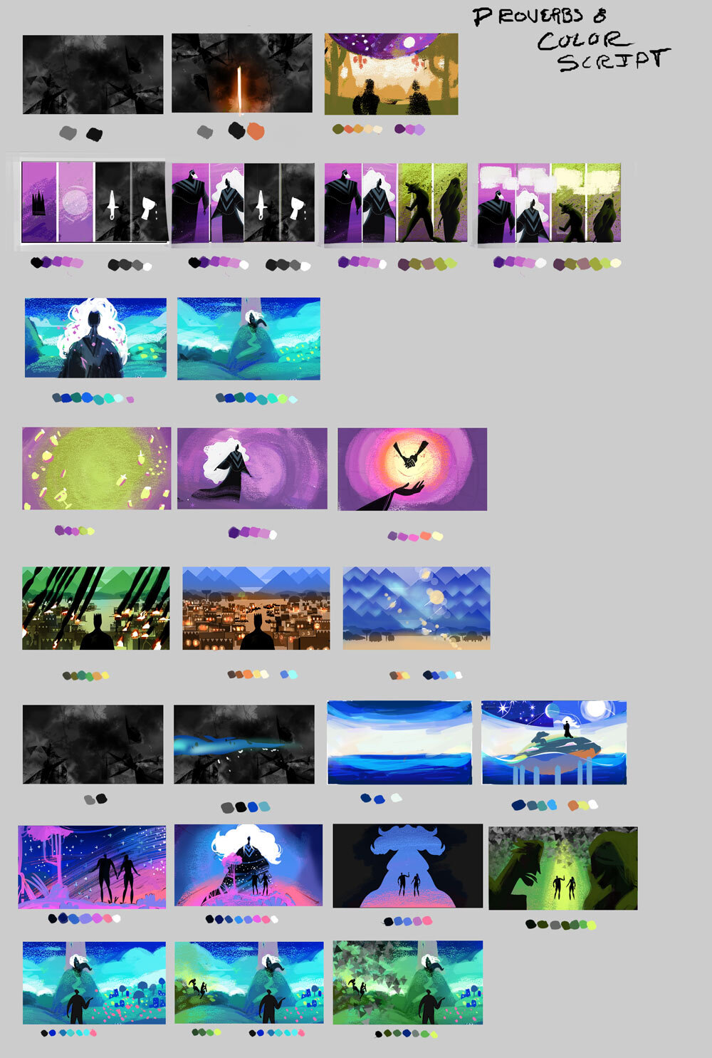 Color Scripts — K R MAYER