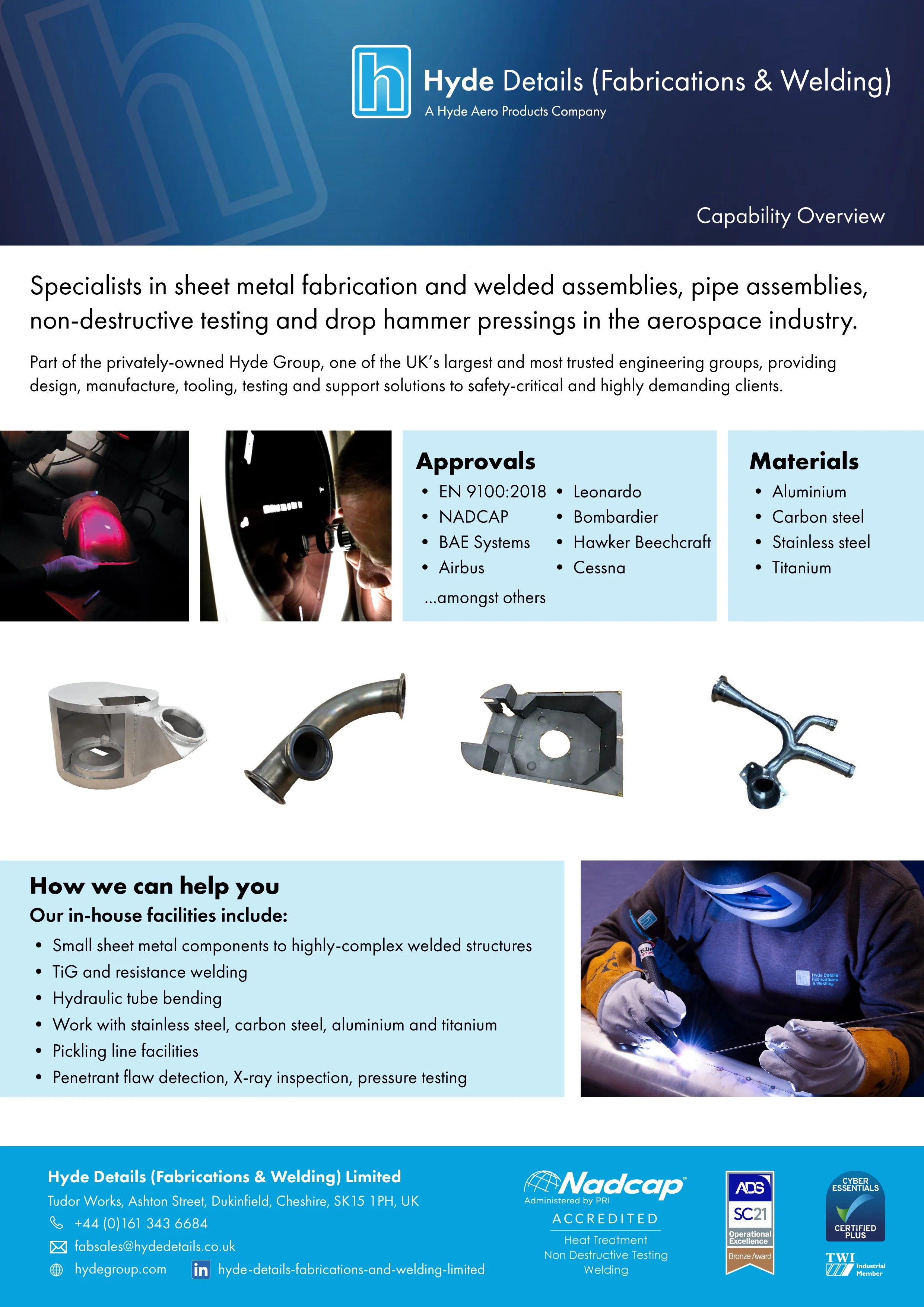 Hyde Details - Fabrications & Welding — Hyde Group