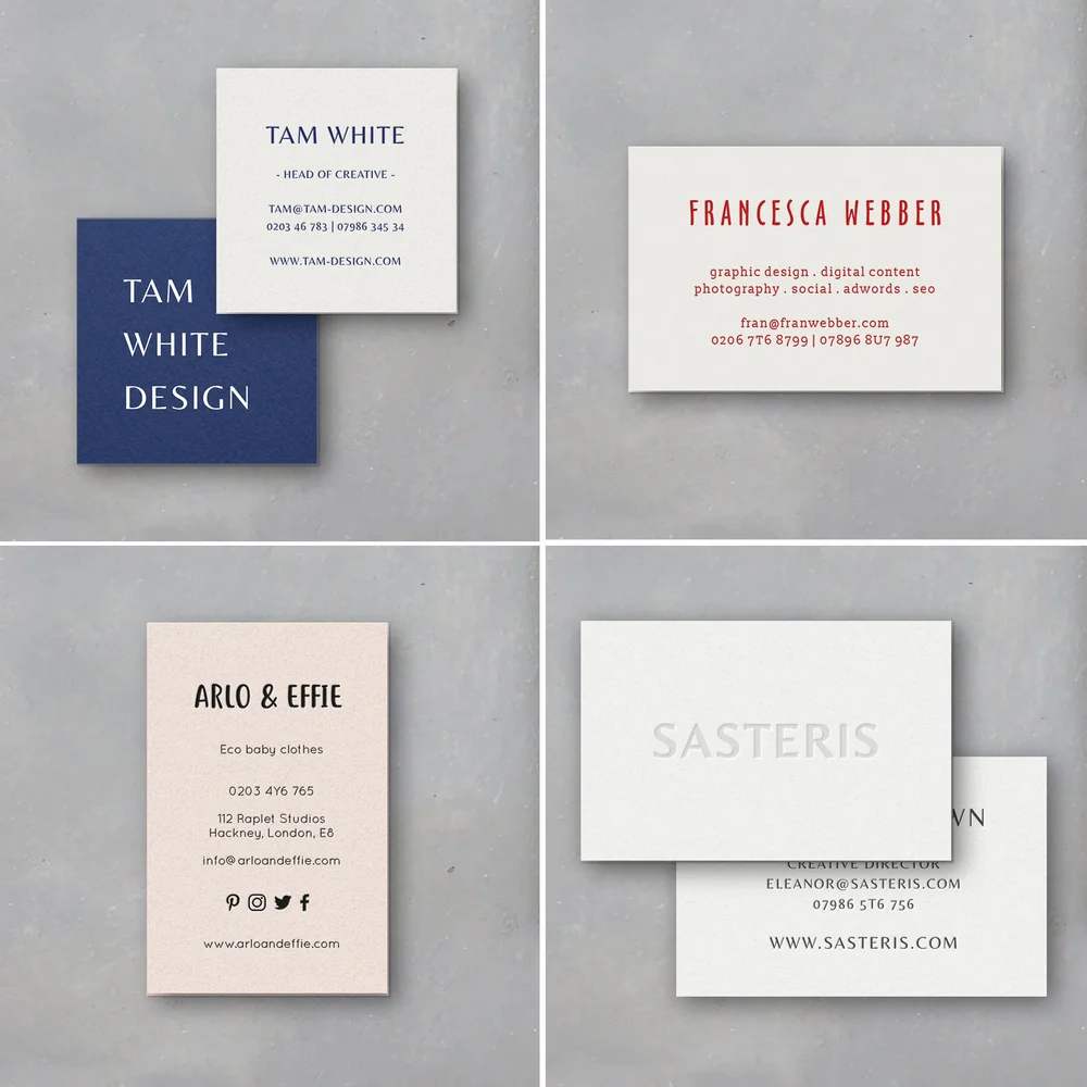Letterpress Business Cards by Wolf & Ink