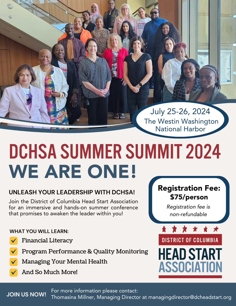 Upcoming Events — DC Head Start Association