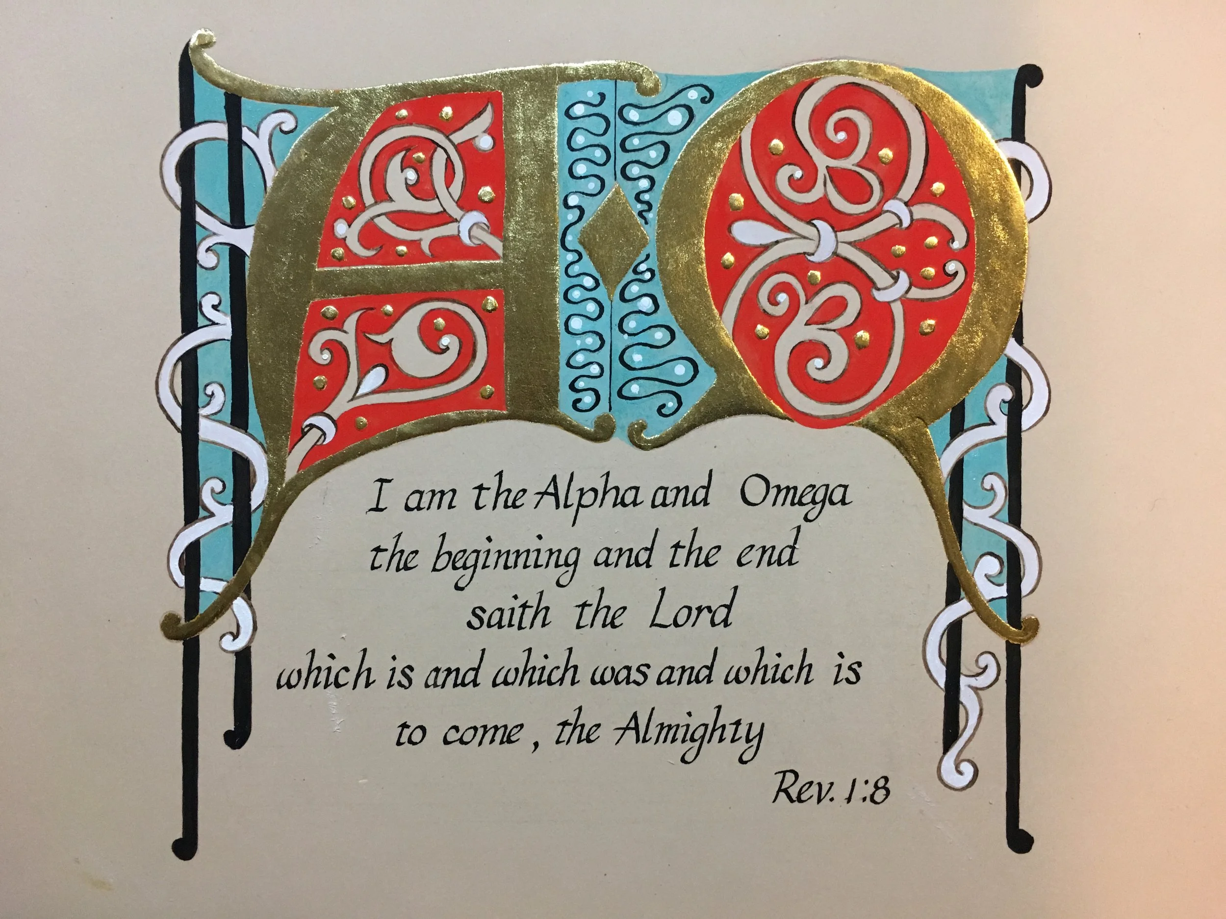 Calligraphy and Illumination — Susan Kelly vonMedicus