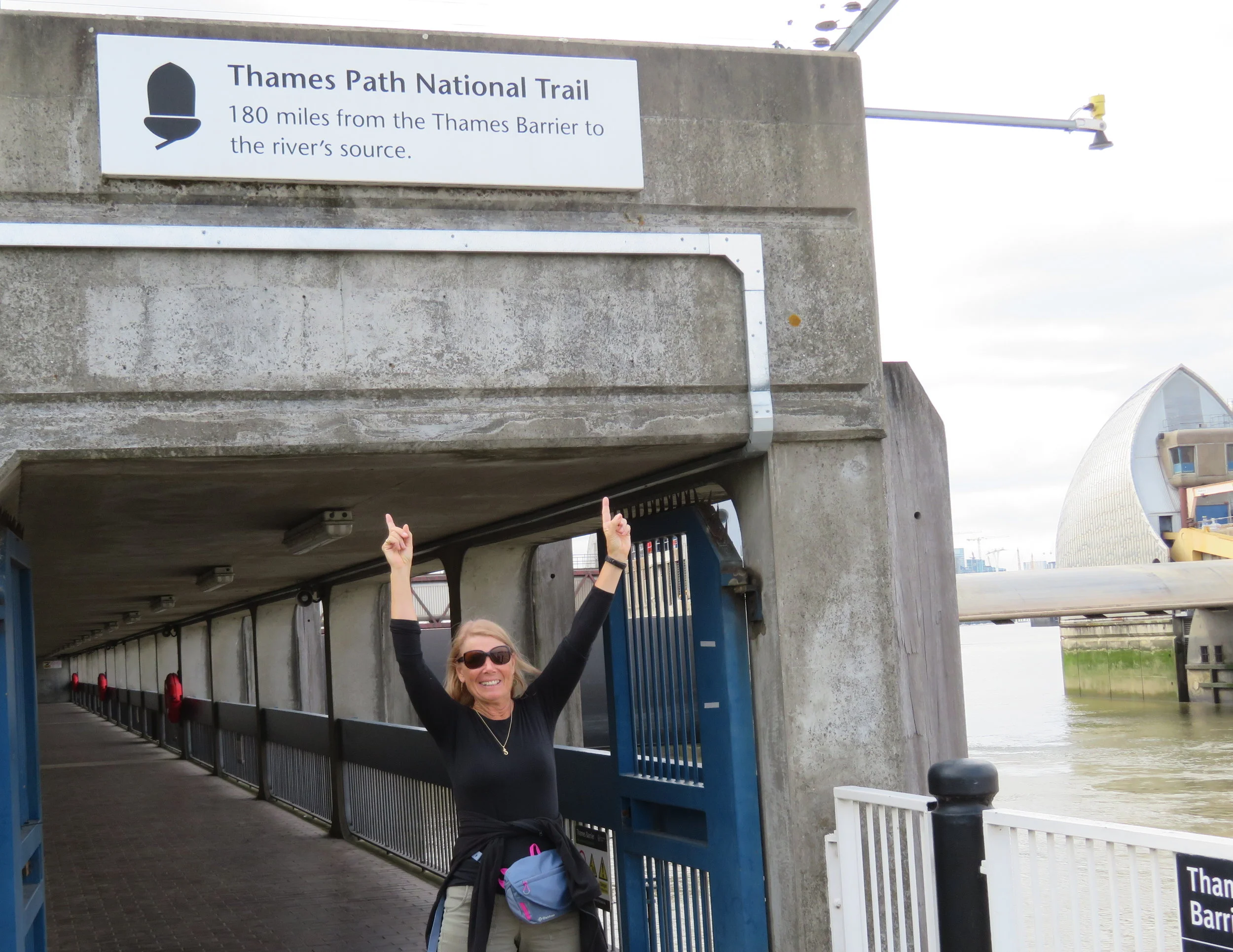 Thames Path – Arrival in England & On the Trail — Just a Little Further