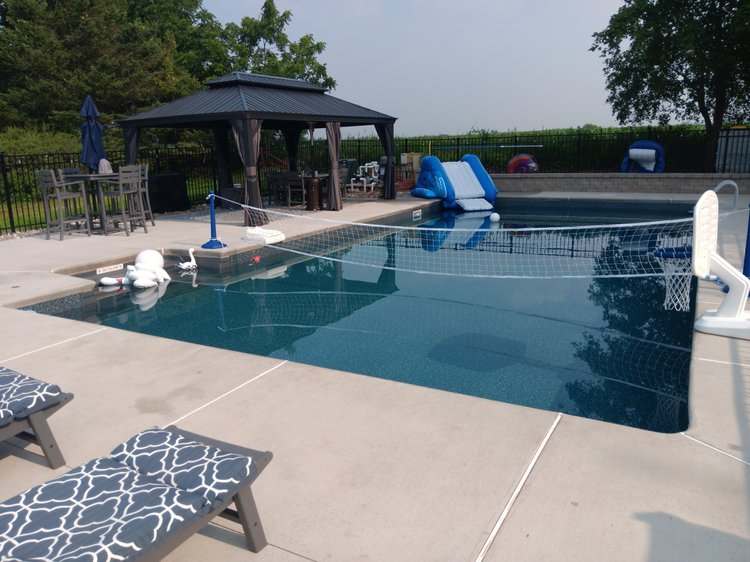 Semi- Inground Pools — bucks county in-ground pool builder