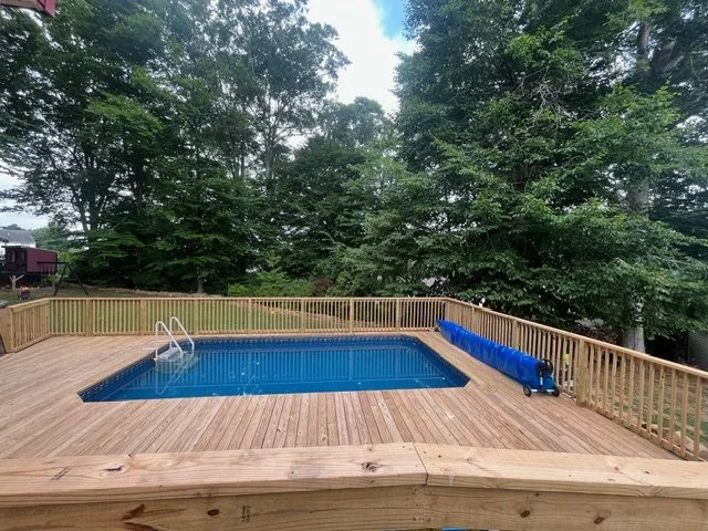 Semi- Inground Pools — bucks county in-ground pool builder