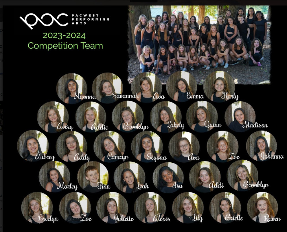 PacWest Competition Team Information — Pacific West Performing Arts