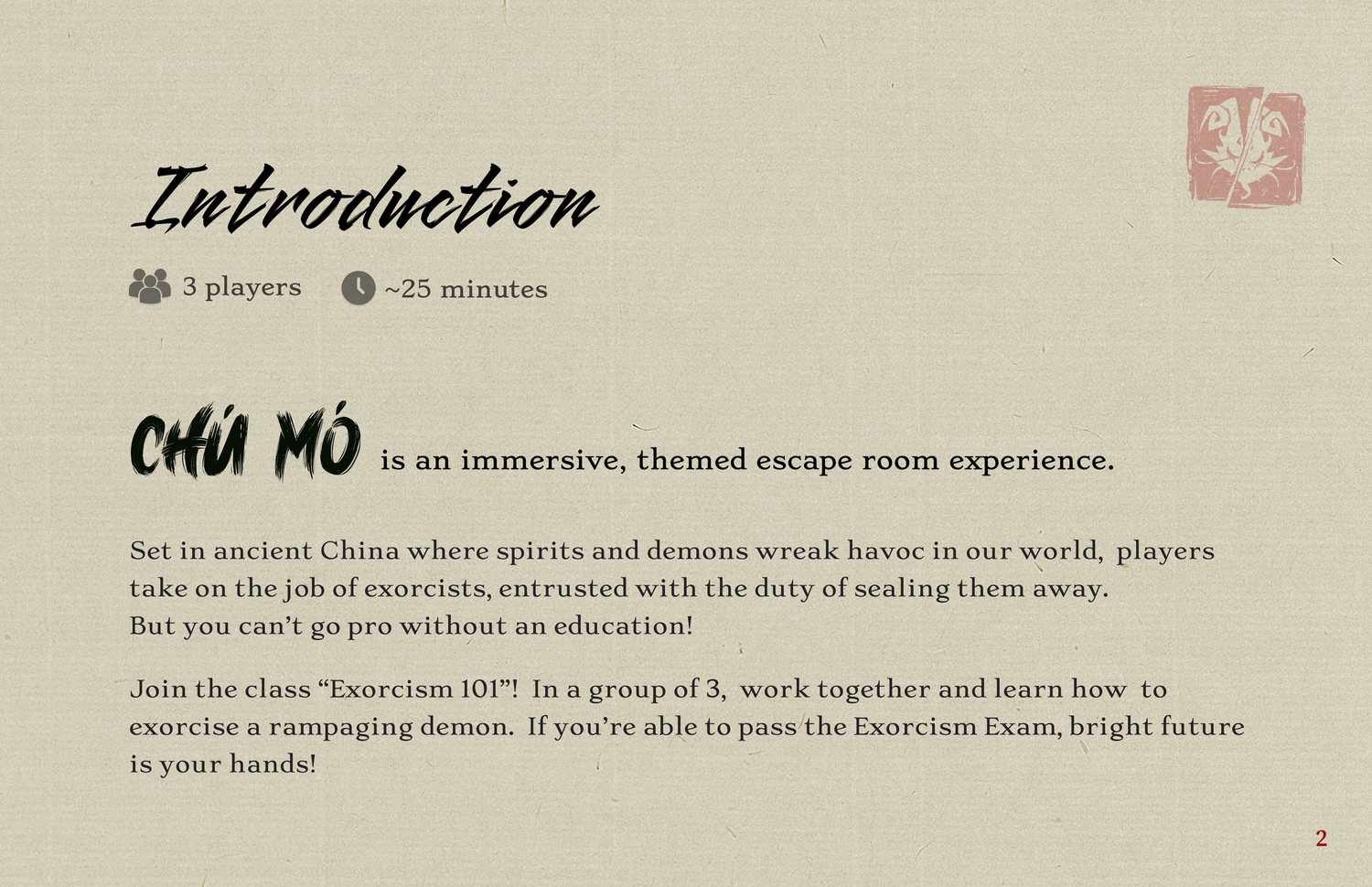 ChuMo — Entertainment Design