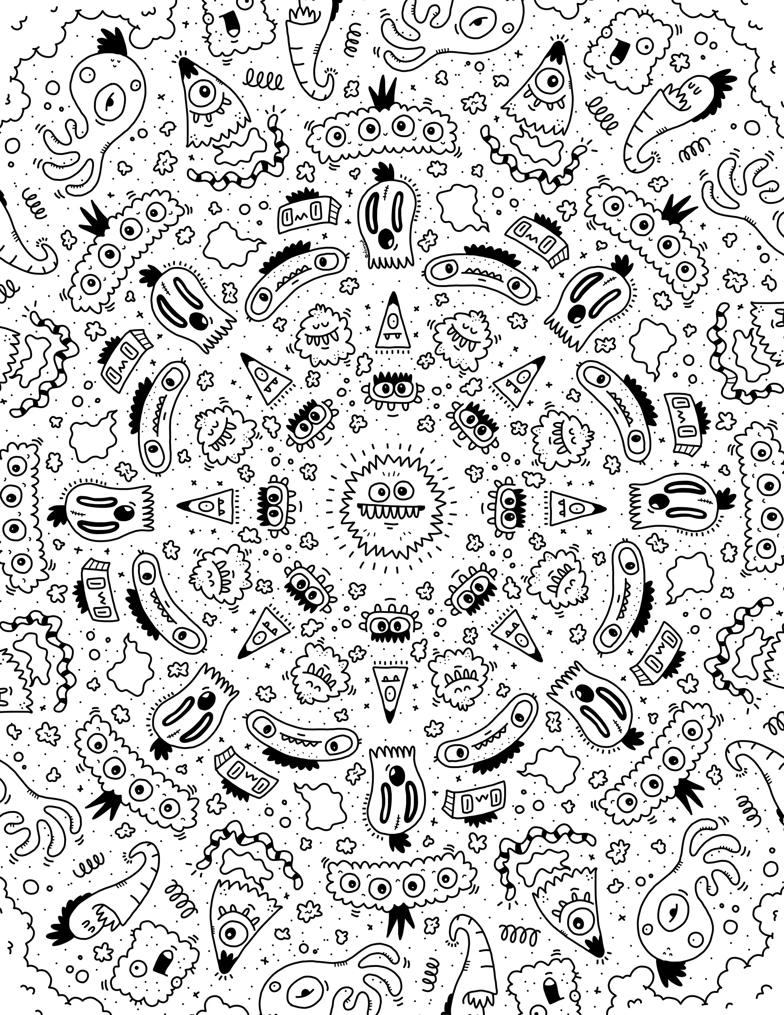 Freebies PDF Coloring Pages — dzingeek