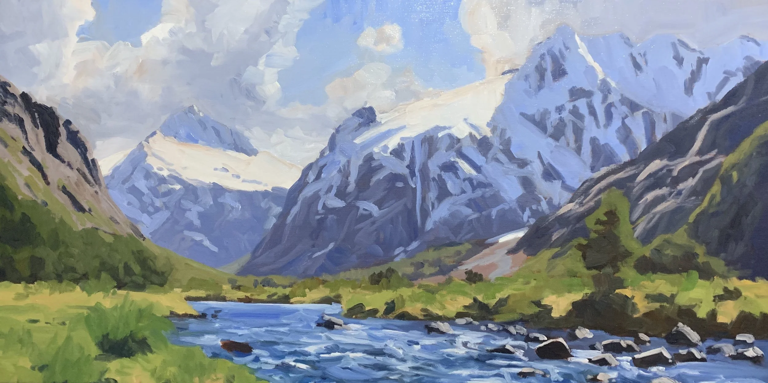 Painting a Mountain Valley - Lesson Notes — Samuel Earp Artist
