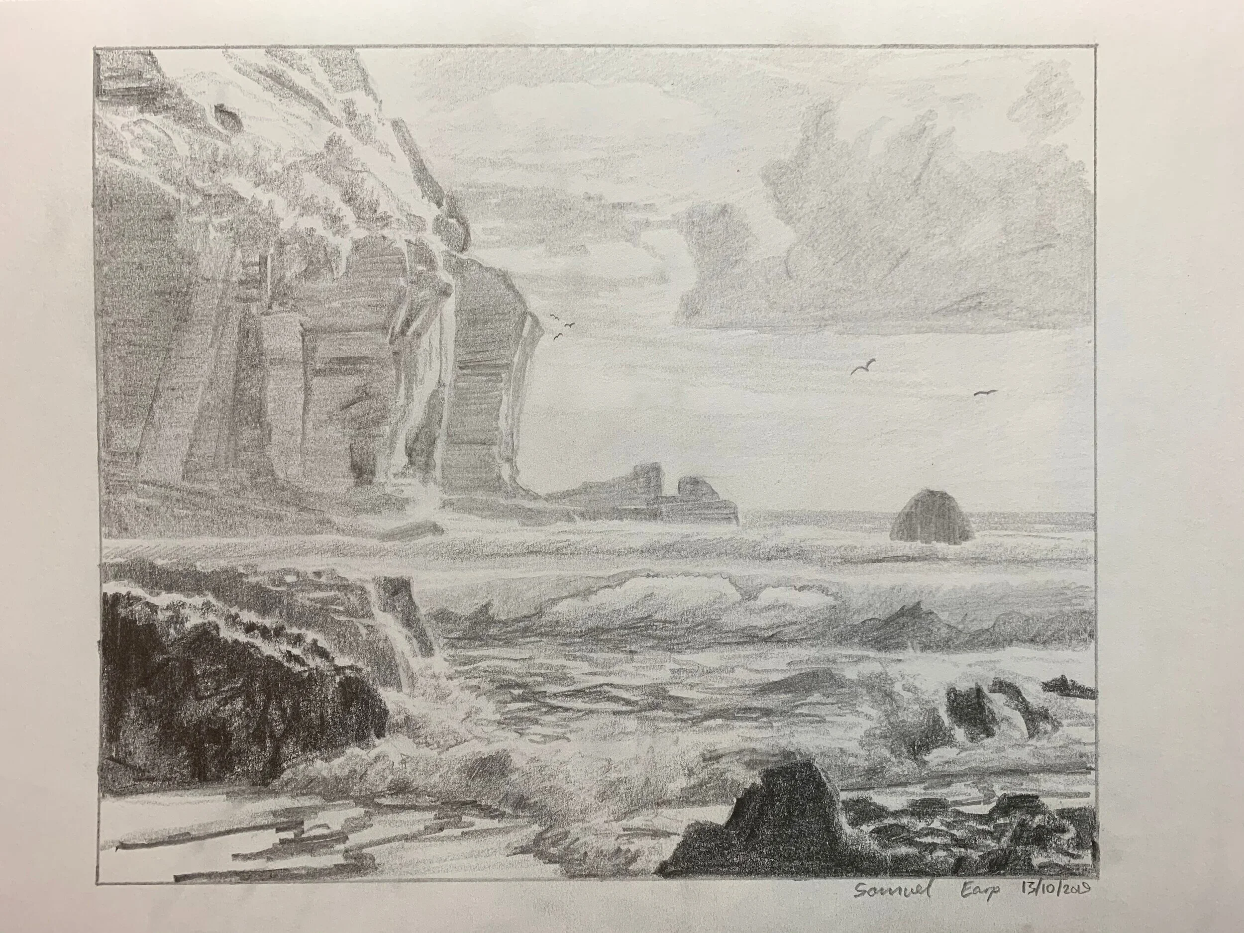 Painting Workshop 3 - Piha Beach Seascape - Lesson Notes — Samuel Earp ...