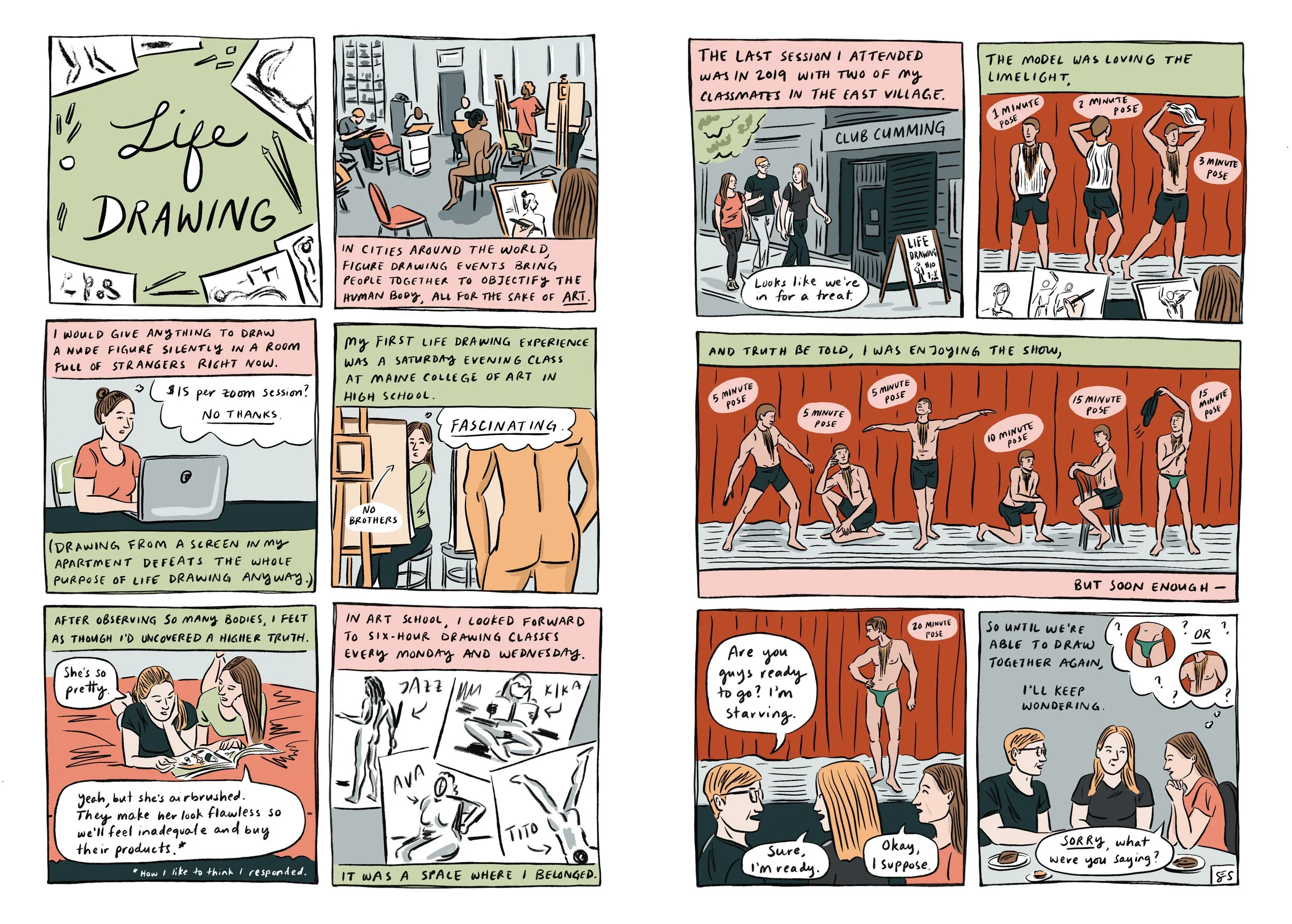 "The Repatriation Diaries" a series of autobiographical comics — Sarah Shaw