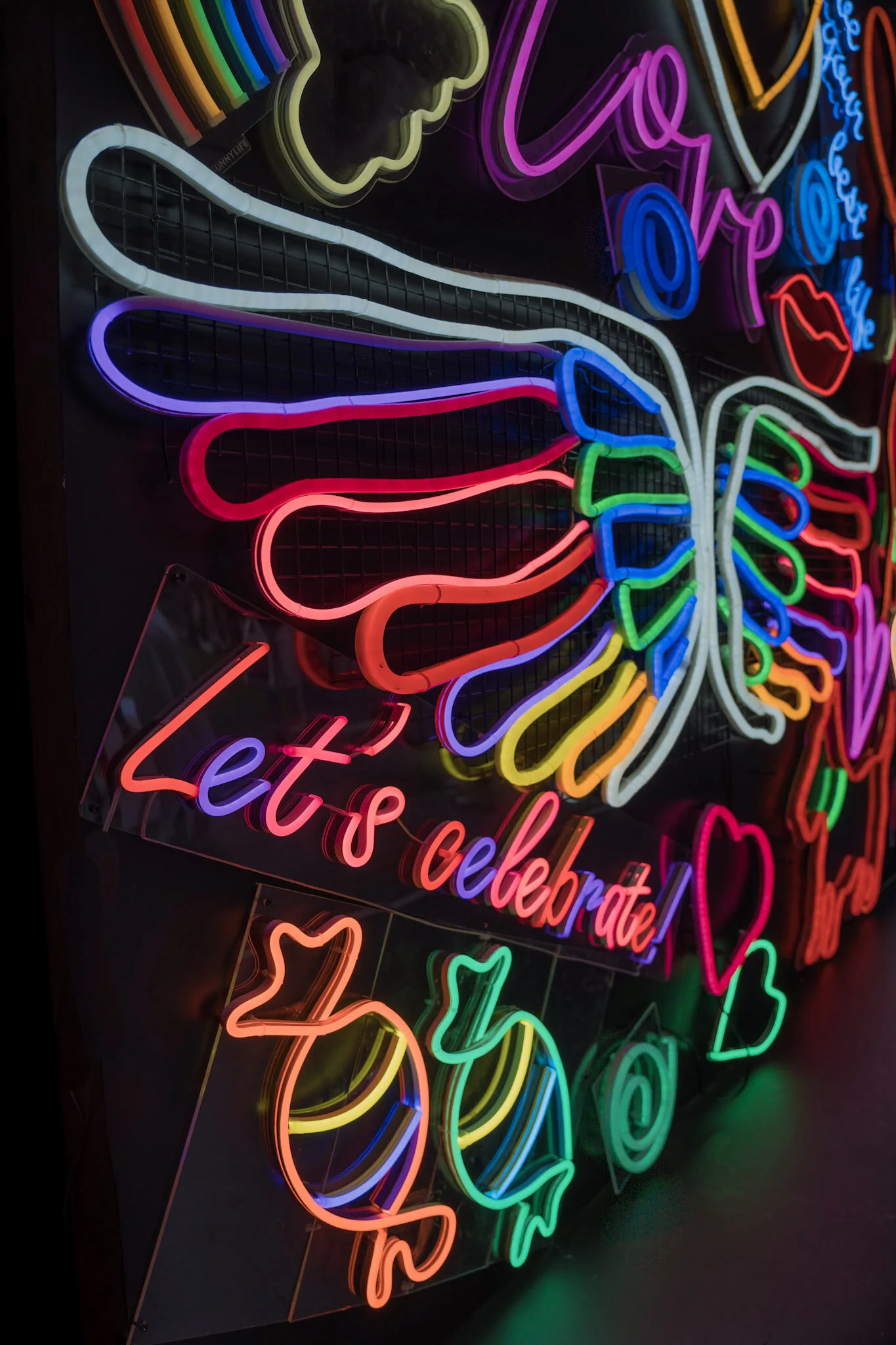 NEON WALL — Carla O'Brien