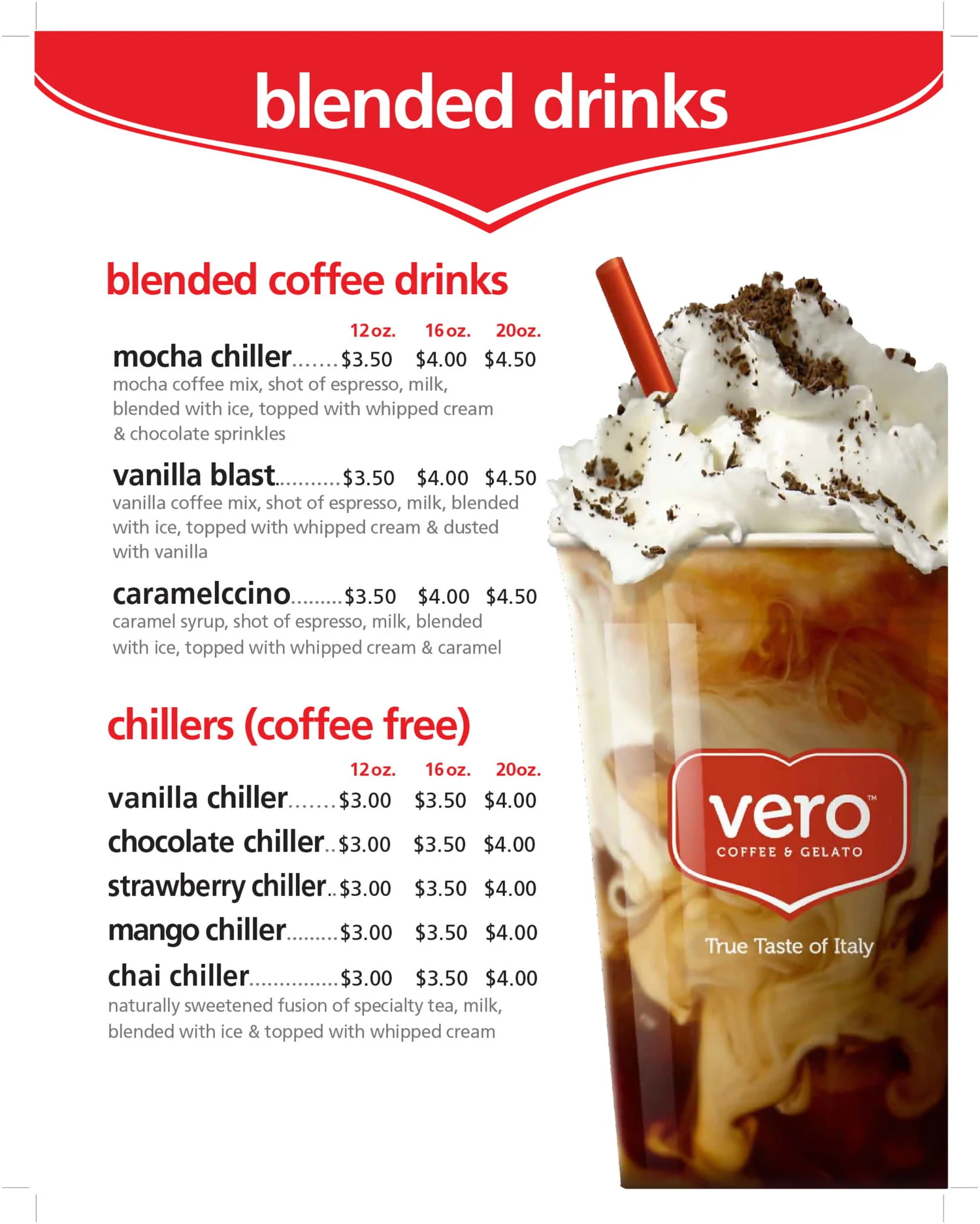 Mariano's — Vero Coffee & Gelato | Specialty Frozen Desserts Made by ...